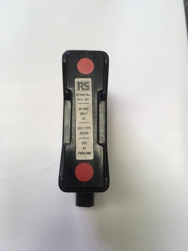 Fuse Holder Red Spot 20A GEC type RS Components RS20H | eBay