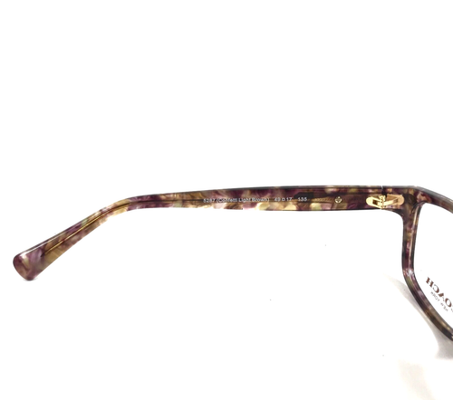 Coach Eyeglasses Frames HC6065 5287 Confetti Light Brown Gold Full Rim ...