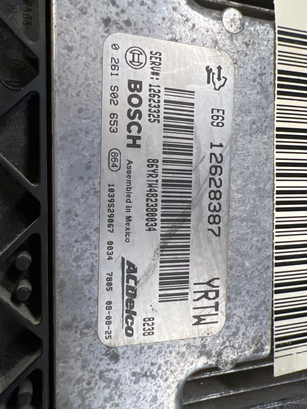 2009 Buick Enclave Electronic Control Module 3.6L V6 AT AWD (12623325 ...