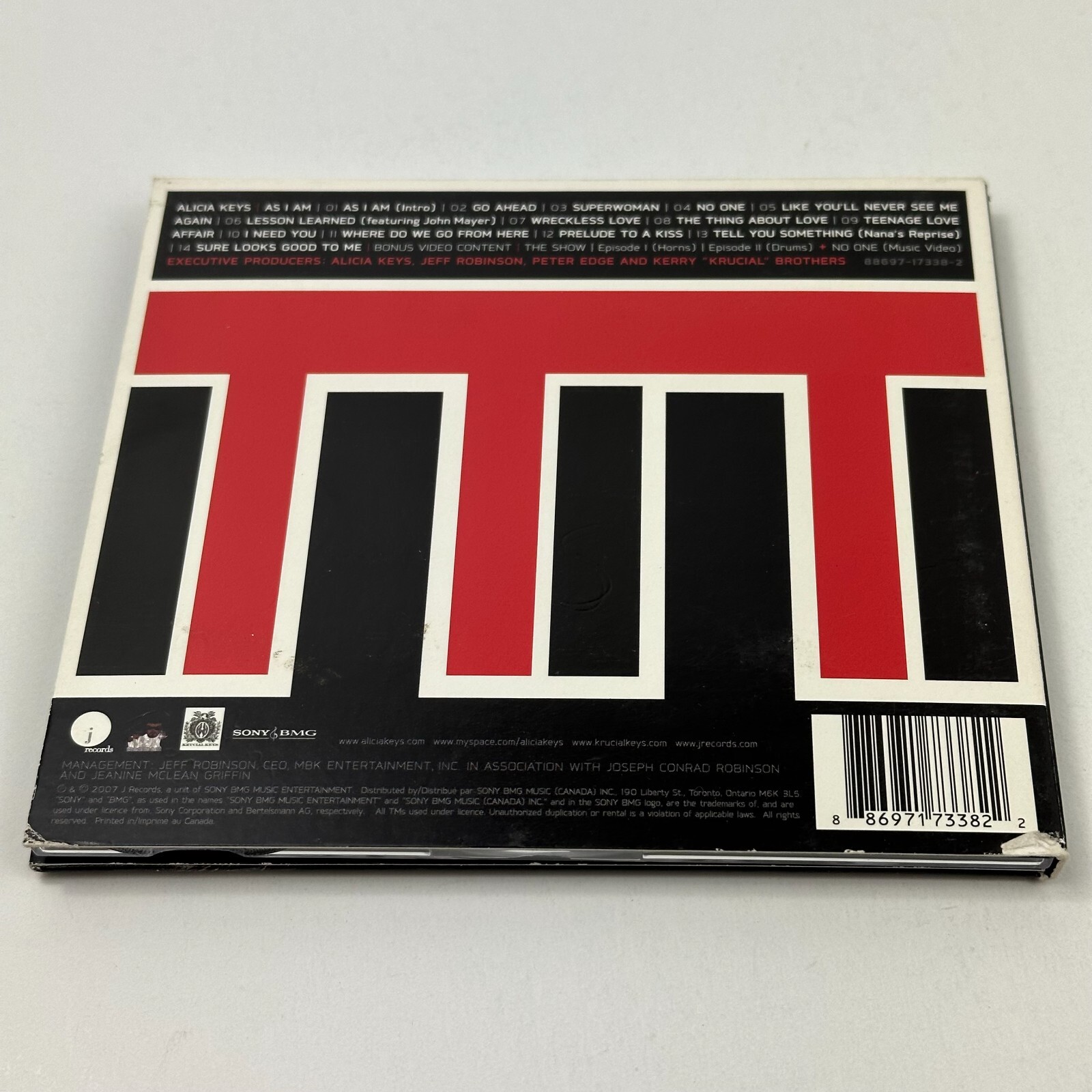 As I Am by Alicia Keys (CD, 2007) Album R&B Hip-Hop Rap 2000s SONY ...