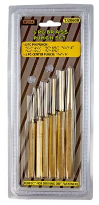 6 Piece Brass Punch Set - TJ01-92060 | eBay