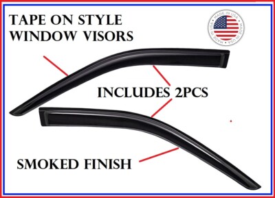 Fits Chevy Cavalier Coupe 1995-2005 Smoked Side Window Visors Rain ...