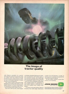 John Deere 1966 Vintage Advertising Agricultural Machinery And Work ...