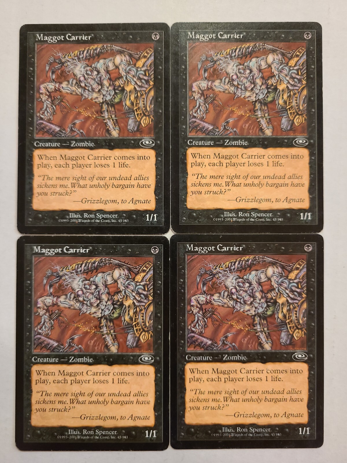 4× Maggot Carrier - Planeshift - Magic The Gathering - MTG - Creature ...
