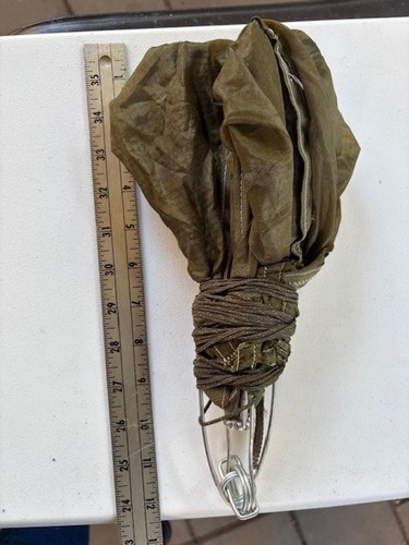 Spring-loaded Drogue Parachute - 36 Inches - G12 Cargo 'Chute? | eBay