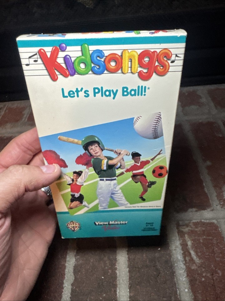 Kidsongs Let's Play Ball VHS 1990 View-Master Video Sing-a-Long Tape | eBay