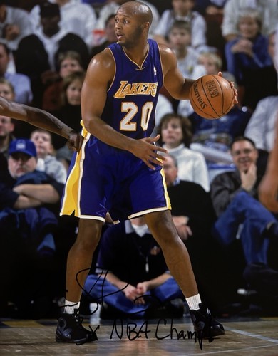 Brian SHAW SIGNED 8X10 PHOTO! LOS ANGELES LAKERS! NBA! 3x NBA CHAMP! W ...