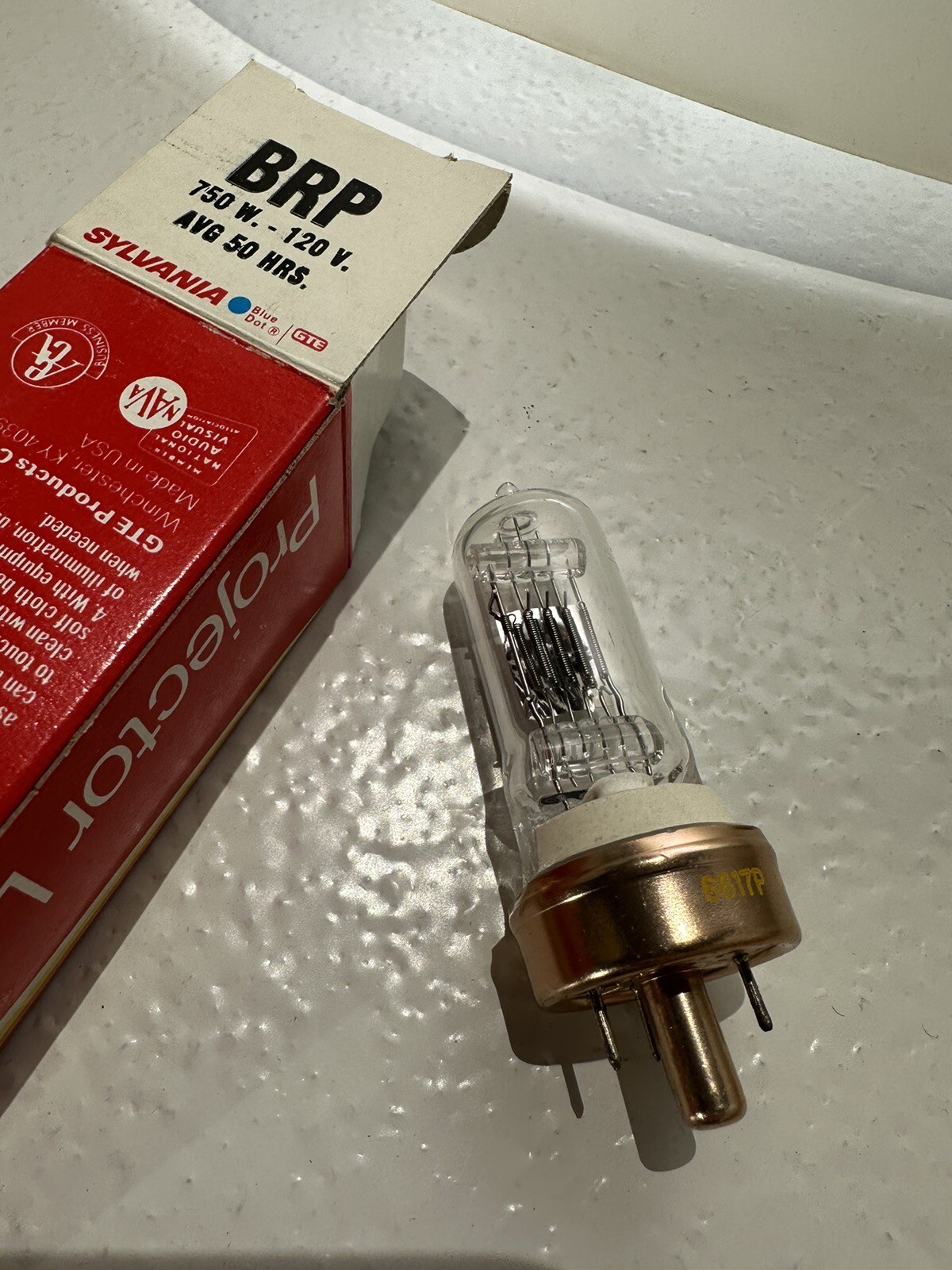 BRP projector lamp projection light bulb 120v 750w, Sylvania brand | eBay