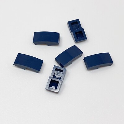 11477 LEGO Parts Slope Curved 2x1 (Earth) Dark Blue (6) | eBay