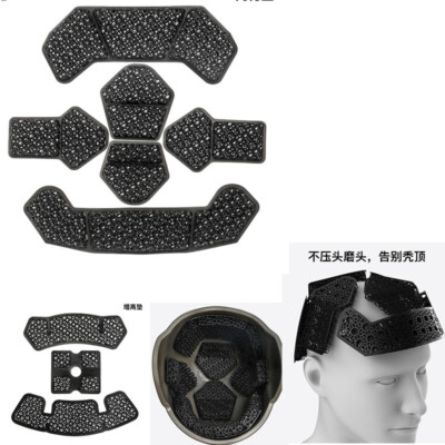 Helmet Inner Liner Lightweight Soft Helmet Lattice Breathable Pads ...