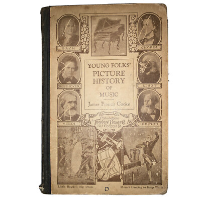 Young Folks Picture History of Music by James Francis Cooke 1925 | eBay