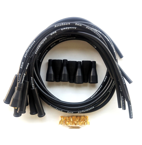 AccuSpark Custom Make 6 Cylinder HT Ignition Leads - 8mm Carbon Core ...