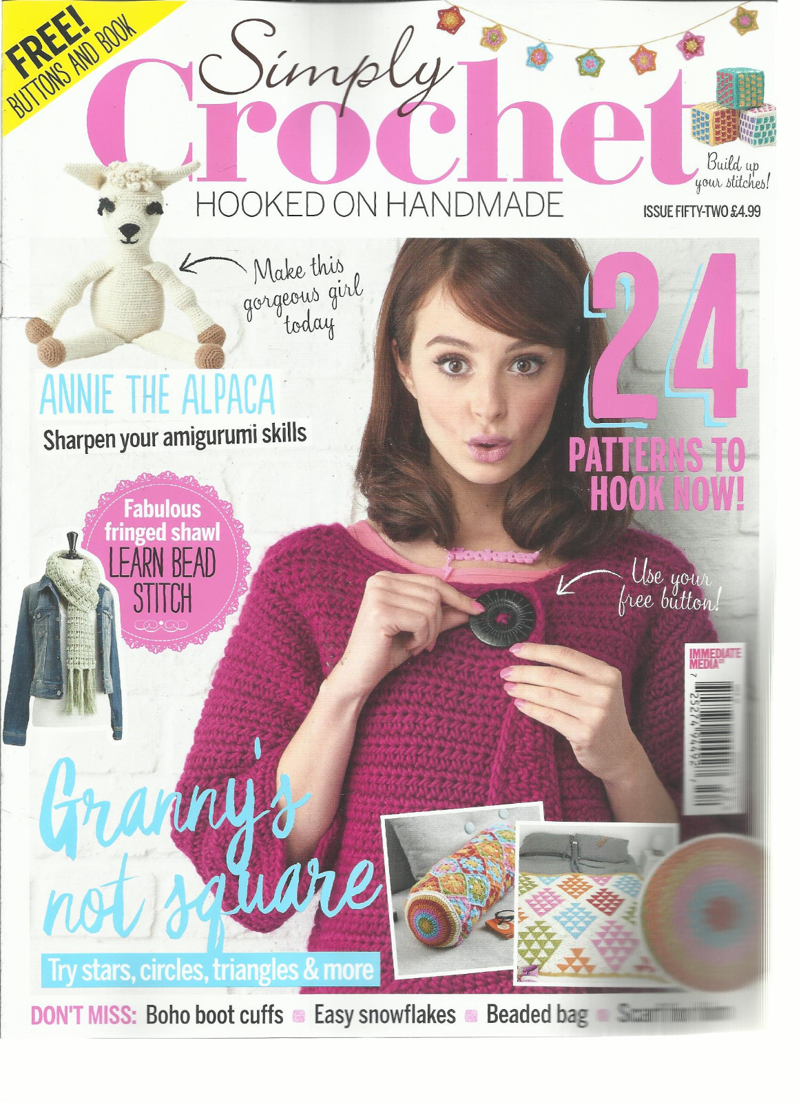 SIMPLY CROCHET, HOOKED ON HANDMADE, ISSUE 52 MAKE THIS GORGEOUS GIRL ...