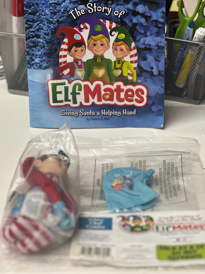 Elf Mates The Chef Doll Christmas Collectible Plush Elf on The Shelf ...