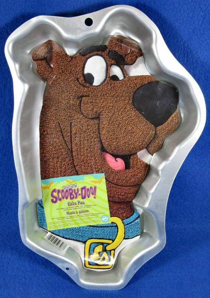 1999 Vintage Wilton Cake Bake Oven Pan SCOOBY-DOO DOG Birthday Party ...