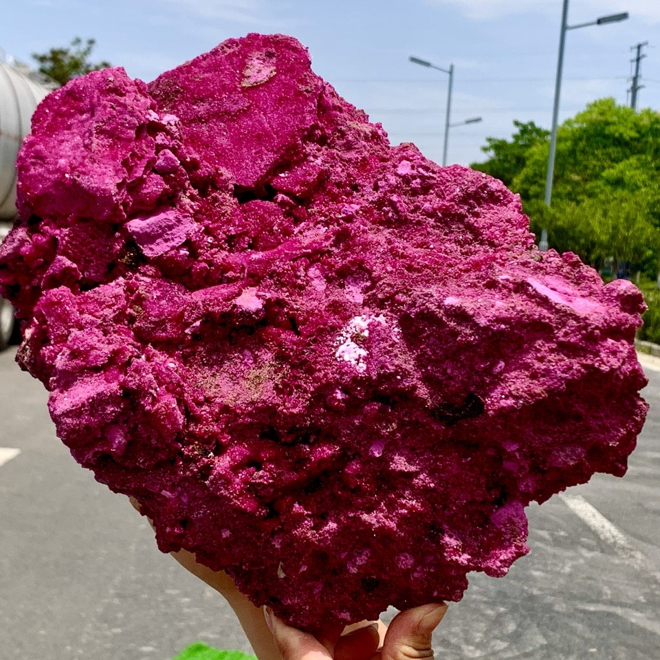 14.7LB Natural Rough Red Corundum Phlogo Pit Mineral Spirits Ruby ...