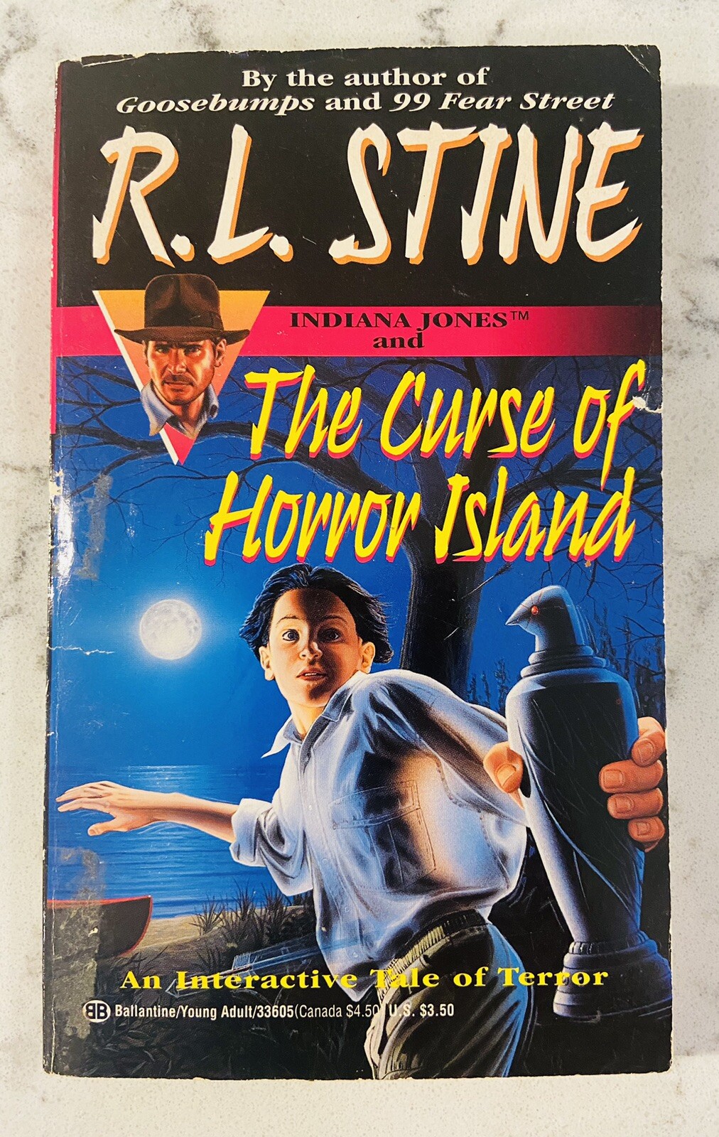 R.L. Stein Indiana Jones and The Curse of Horror Island 1984 1st ...