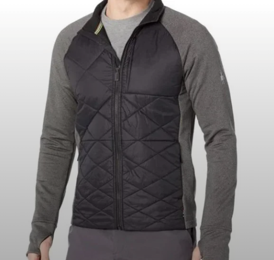 New Smartwool Smartloft Performance Zip Jacket Black Merino Wool L ...