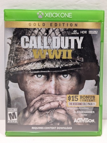 Call Of Duty WWII WW2 World War 2 Gold Edition Microsoft Xbox One Video ...