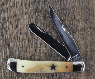 Moore Maker Knife 5202U Texas Edition; 4-1/8" Bone Scales; BRAND NEW ...