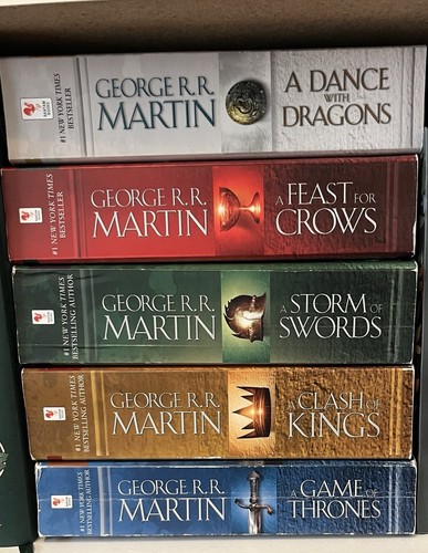 Game of Thrones (5-Books) George R.R. Martin (entire set, Paperback) | eBay