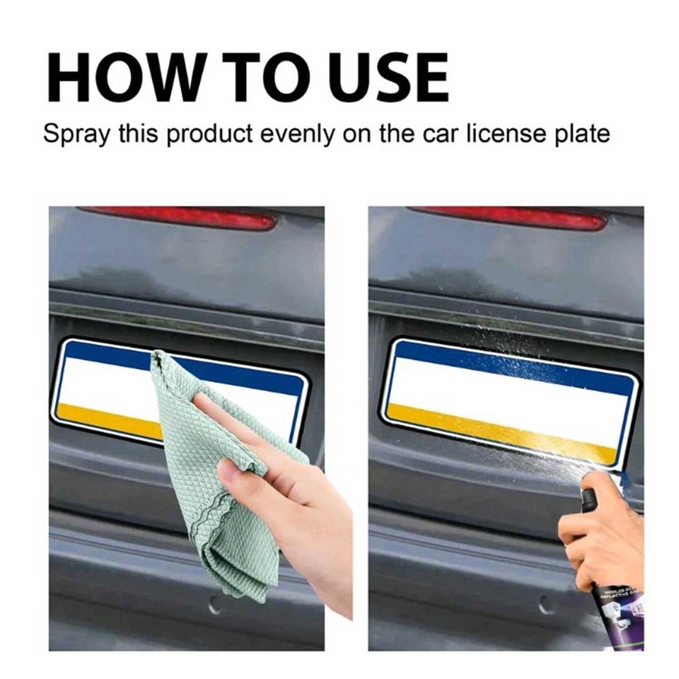30ml Invisible License Plate Sprayer Plate Number Clear Coating ...