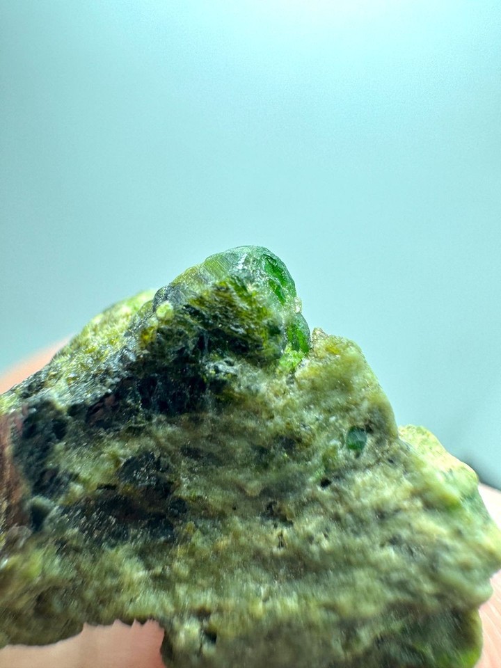 42 CT Lustrous Rich Green Demantoid Garnets Crystals On Matrix From ...