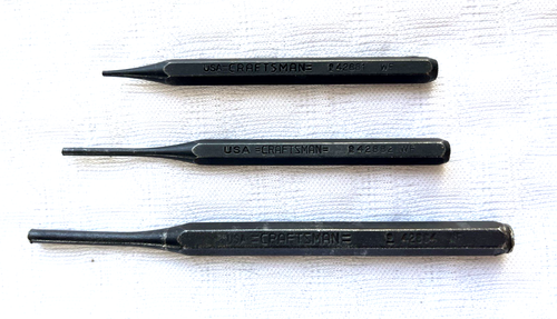 Craftsman Center Pin Punch 5/32" #42884, 3/32" #42882, 1/16" # 42881 | eBay