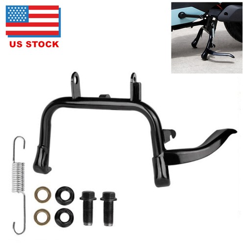 Motorcycle Center Stand Adjustable Double Foot Kickstand Parking Leg ...