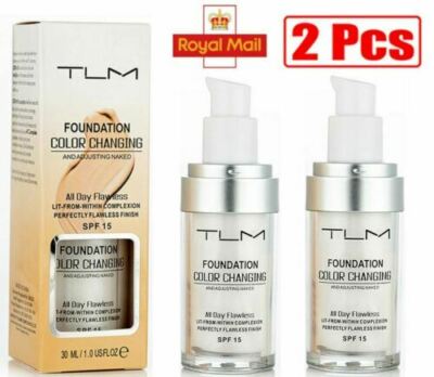 2 x Magic Flawless Colour Color Changing Foundation TLM Makeup Change ...