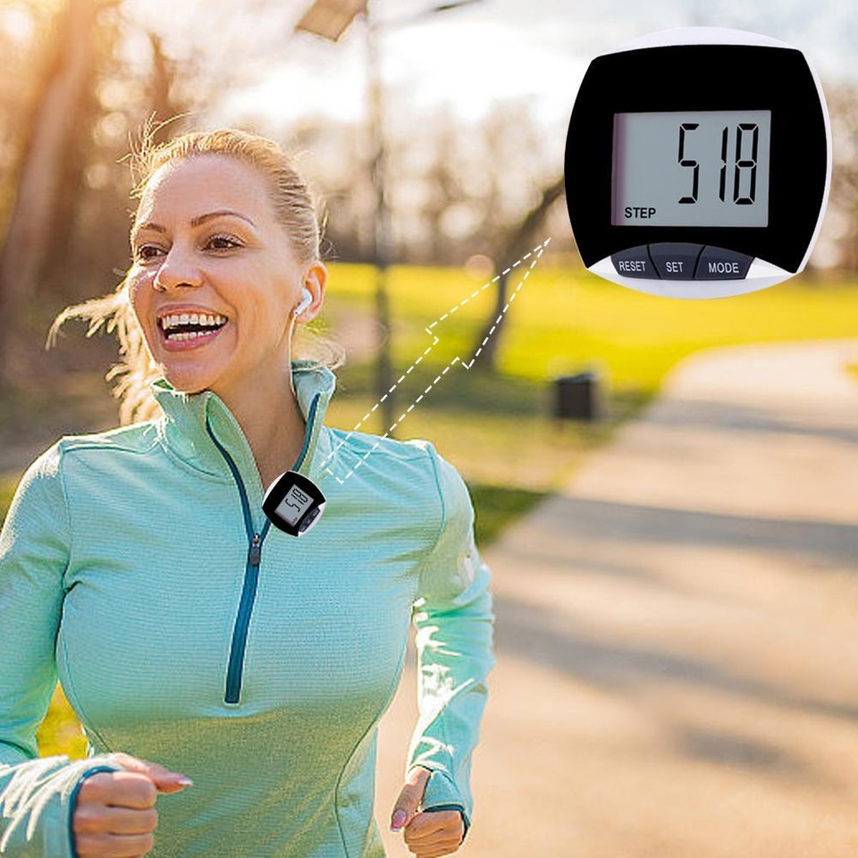 Pedometer for Walking Accurate Step Counter Multifunctional Simple Clip ...