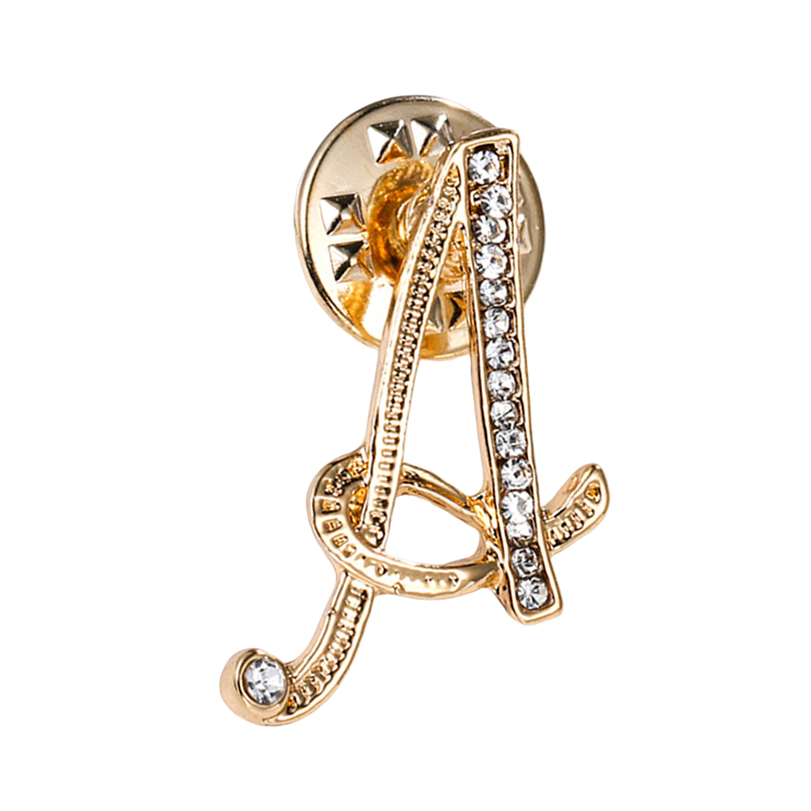 Brooch Rhinestones Dress Up to Initial 26 English Letters Brooch ...