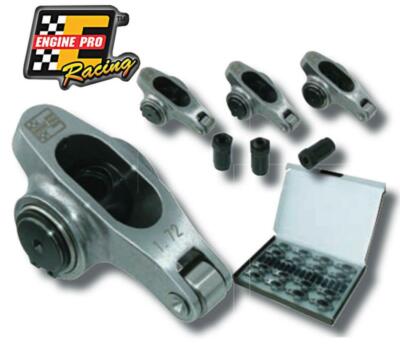 Chevy 350 Chrome-Moly Steel Roller Rocker Arm Kit 3/8" 1.5:1 Ratio | eBay