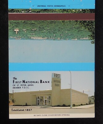 1970s The First National Bank Established 1857 Happy to Serve You Saint ...