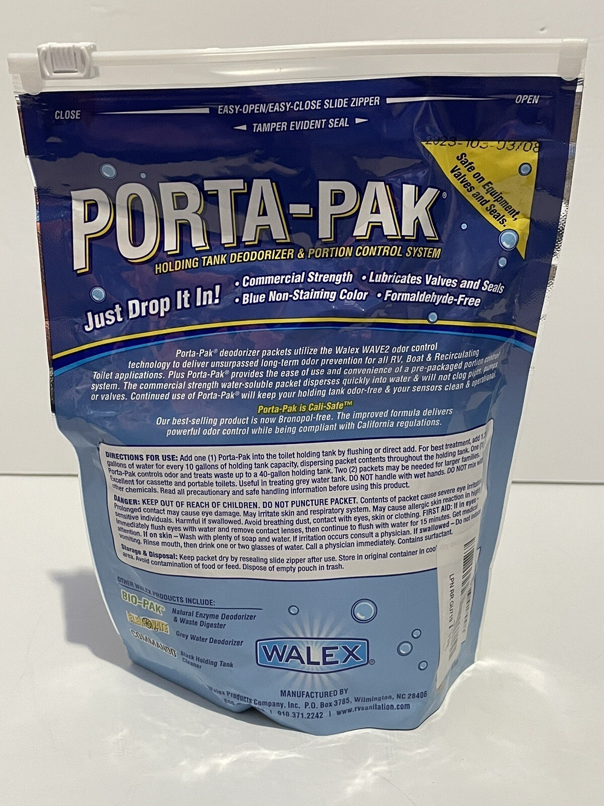 Walex Porta-Pak Holding Tank Deodorizer - Pack of 10 for sale online | eBay