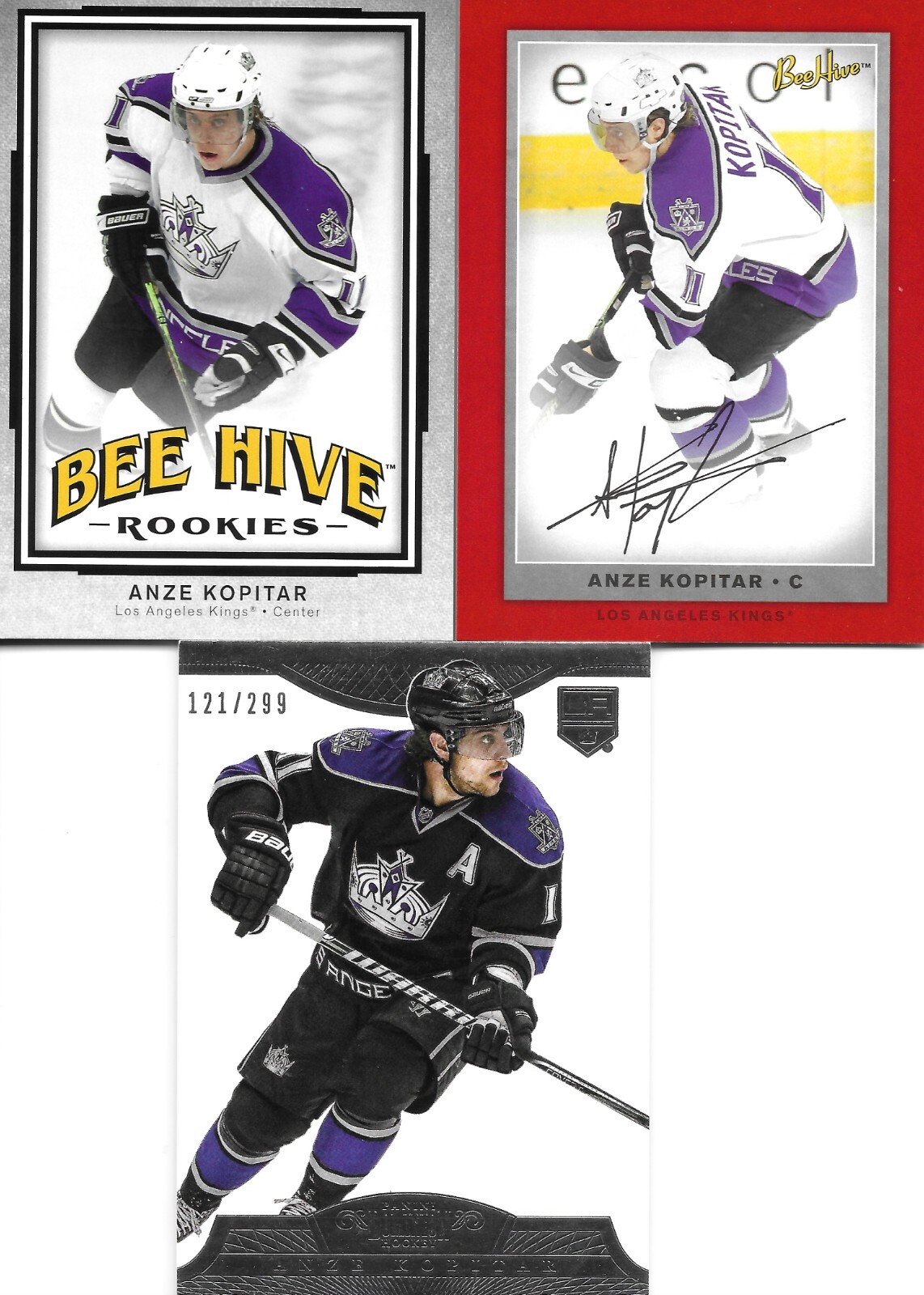 2006-07 BeeHive Rookie Anze Kopitar+Red Border+Dominion /299 | eBay