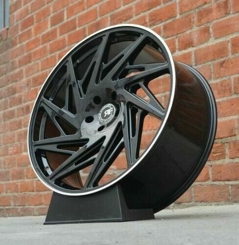24x10 Road Force Black RF25 Wheels Fit Range Land Rover HSE Sport 24 ...