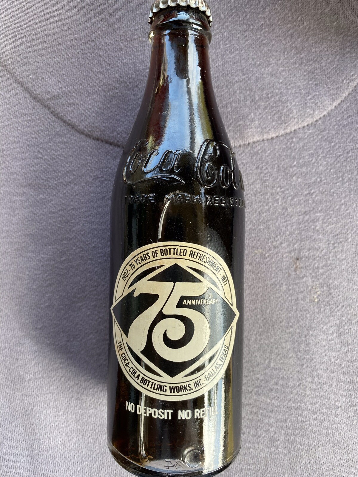 75th Coke Anniversary Bottle. Dallas Texas. | eBay