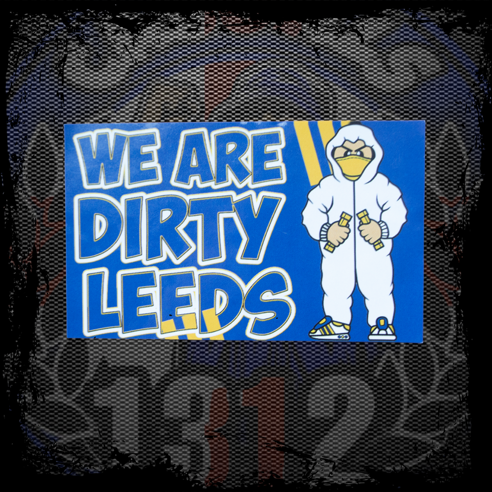 25x Leeds Ultras Stickers - Inspired by Yorkshire, Away Days, Casuals ...