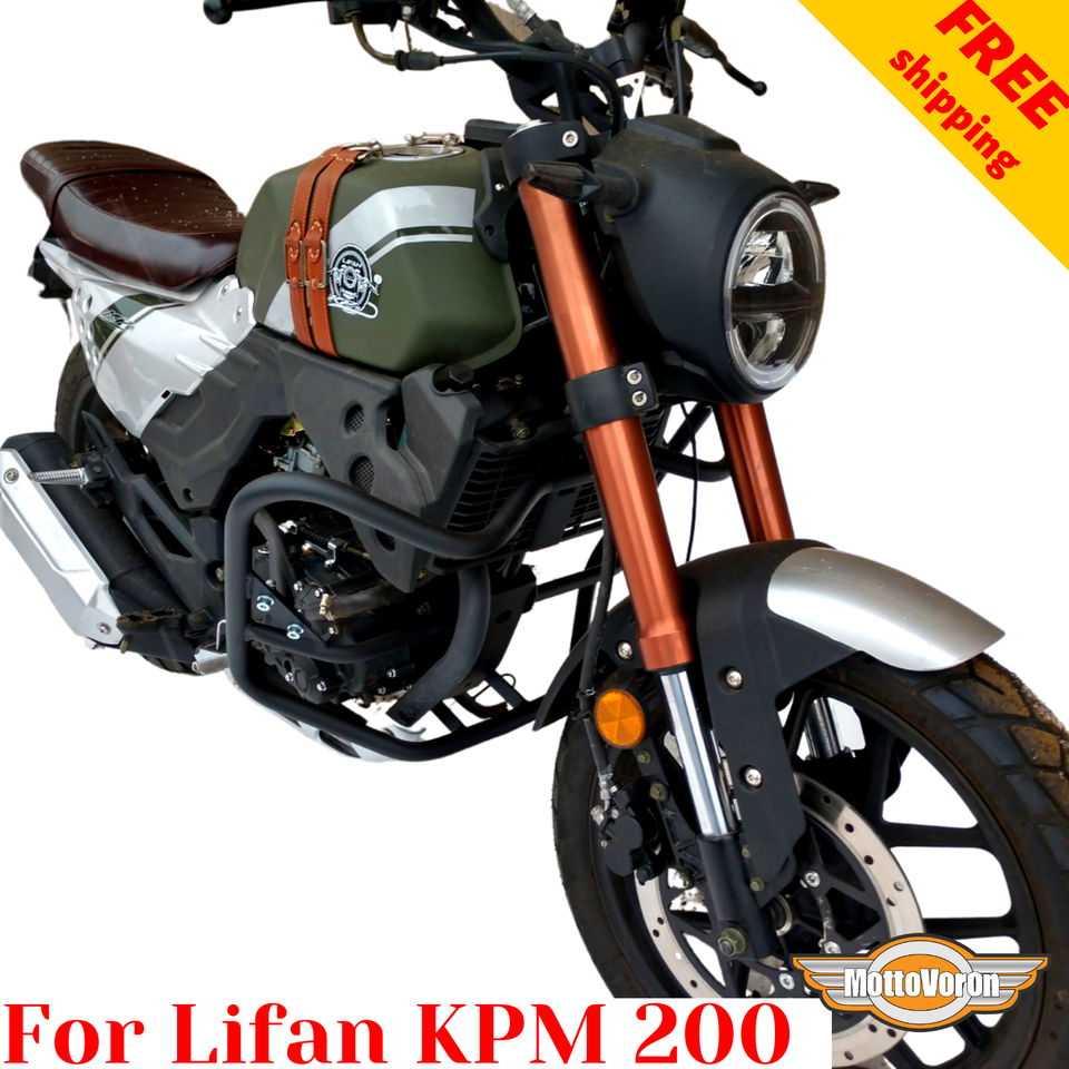 For Lifan KPM 200 Crash bars KPM200 Engine guard reinforced | eBay
