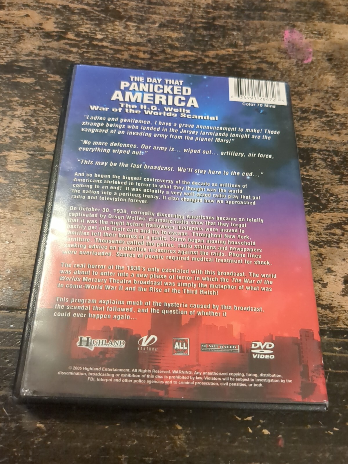 Interpol Warning Screen