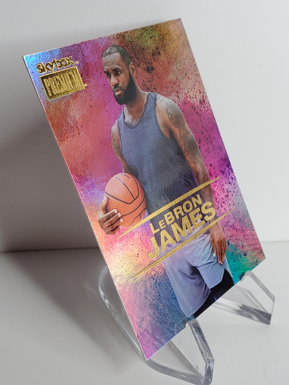🔥2021 Metal Universe Champions "LEBRON JAMES" SKYBOX PREMIUM S-50 Upper ...
