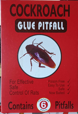6 glue Pit for cockroach catcher pest control AU seller Clearance price ...