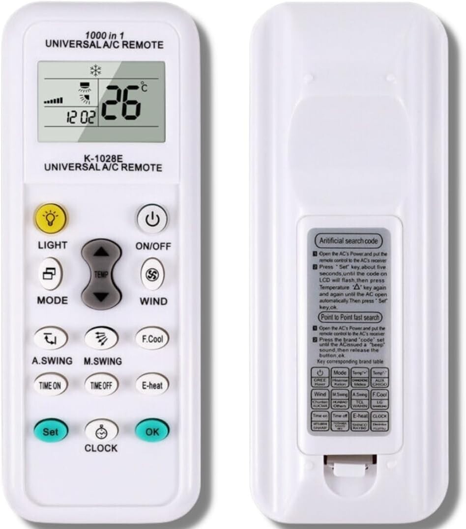 Universal A/C Air Conditioning Remote Control Air Con ALL MAJOR BRANDS ...