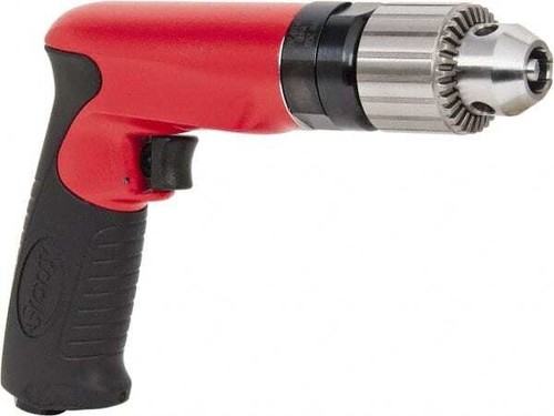 Sioux Tools 1/2" Keyed Chuck Pistol Grip Handle, 2,600 RPM, 14.16 LPS ...