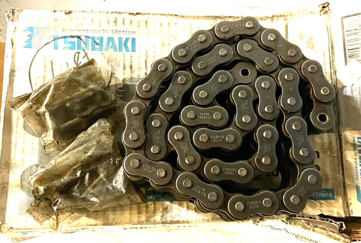 TSUBAKI ROLLER CHAIN RS80-2-RP 4' CHAIN LENGTH | eBay