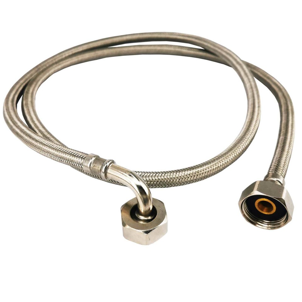 2.0M Universal Washing Machine Hot / Cold Water Inlet Hose 3/4 BSP Up ...