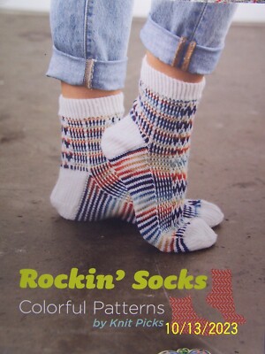 Rockin' Socks, 11 Colorful Knit Patterns by Knit Picks ~ Knit Pattern ...
