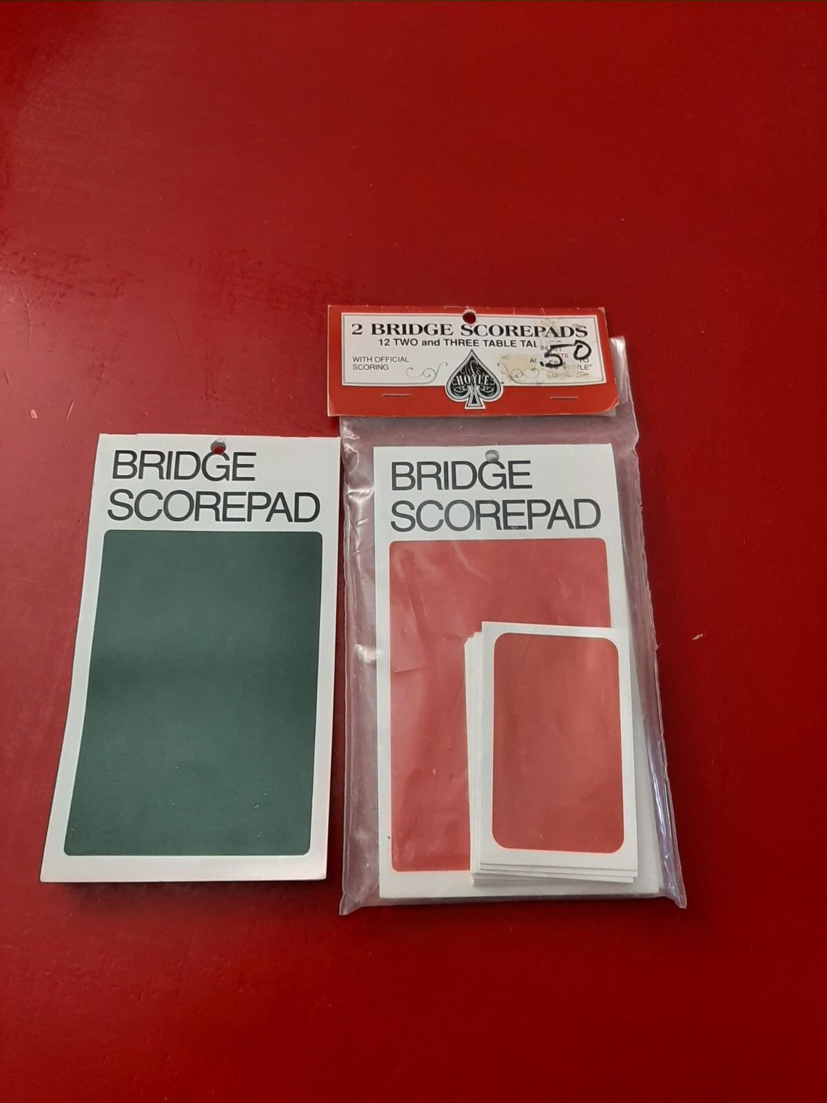 Hoyle 2 Individual Bridge Pads Packaged for sale online | eBay