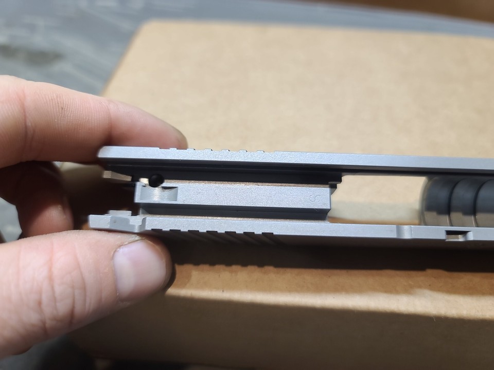 NOS REMINGTON 1911 R1S ENHANCED COMMANDER STAINLESS SLIDE 4¼" 45ACP # ...